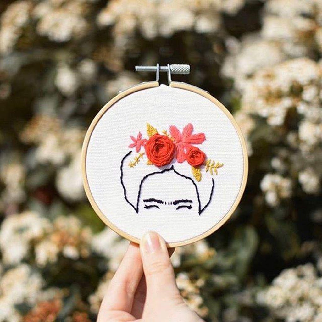 Kit Broderie Frida Kahlo - Yvette et Jeannette
