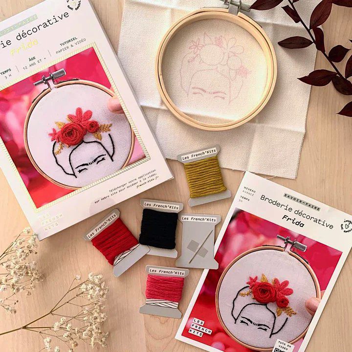 Kit Broderie Frida Kahlo - Yvette et Jeannette